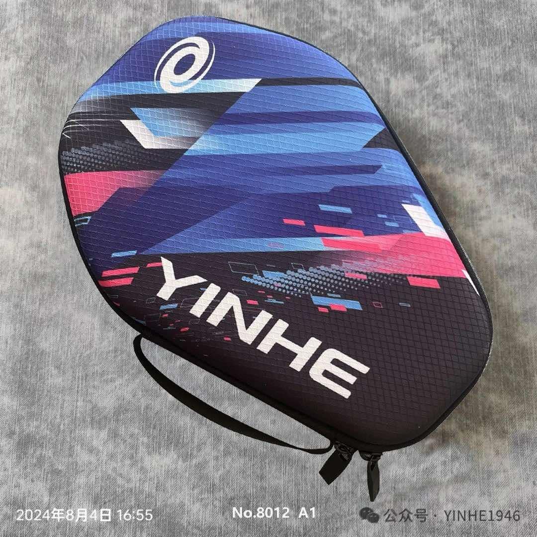Yinhe 8012 Hard Full Case -Table Tennis Racket Case| Green Paddle