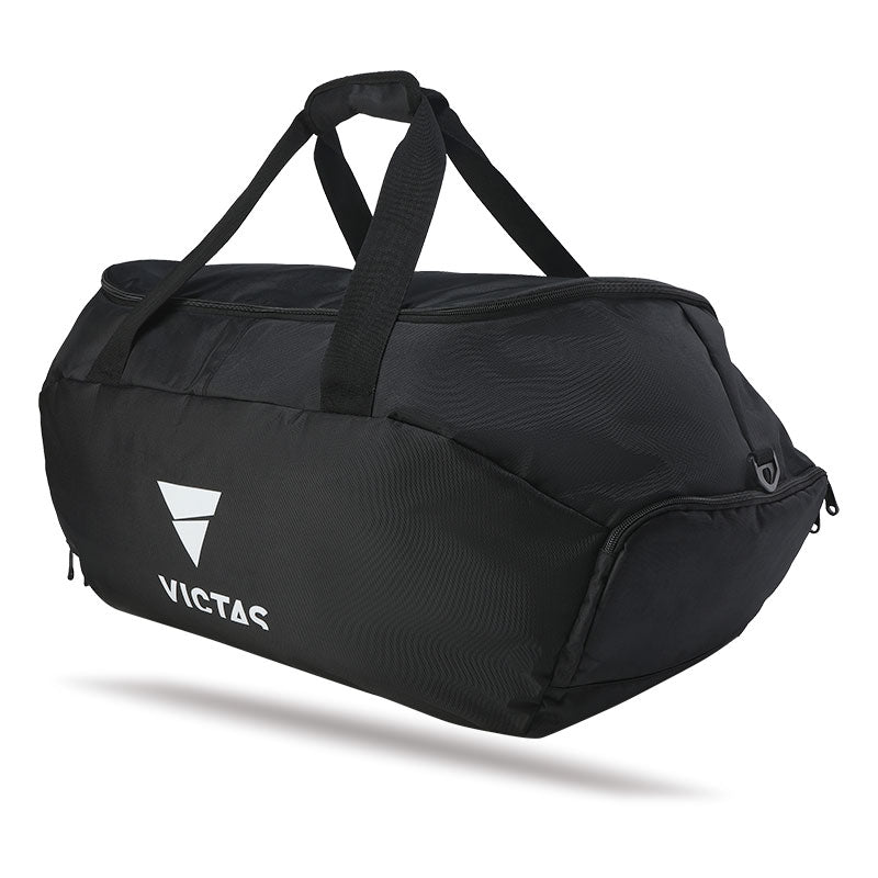 Victas VC 633 Sports Bag Black-Table Tennis Bag | Green Paddle