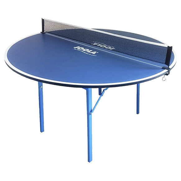 Joola Round Table Tennis Table | Green Paddle