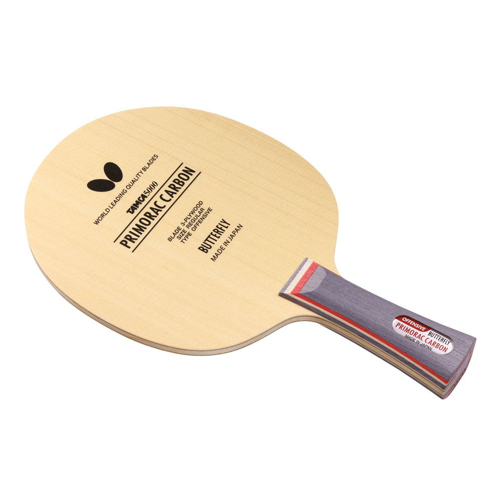 Butterfly Primorac Carbon - Table Tennis Blade | Green Paddle