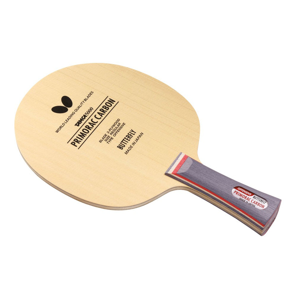 Butterfly Primorac Carbon - Table Tennis Blade | Green Paddle