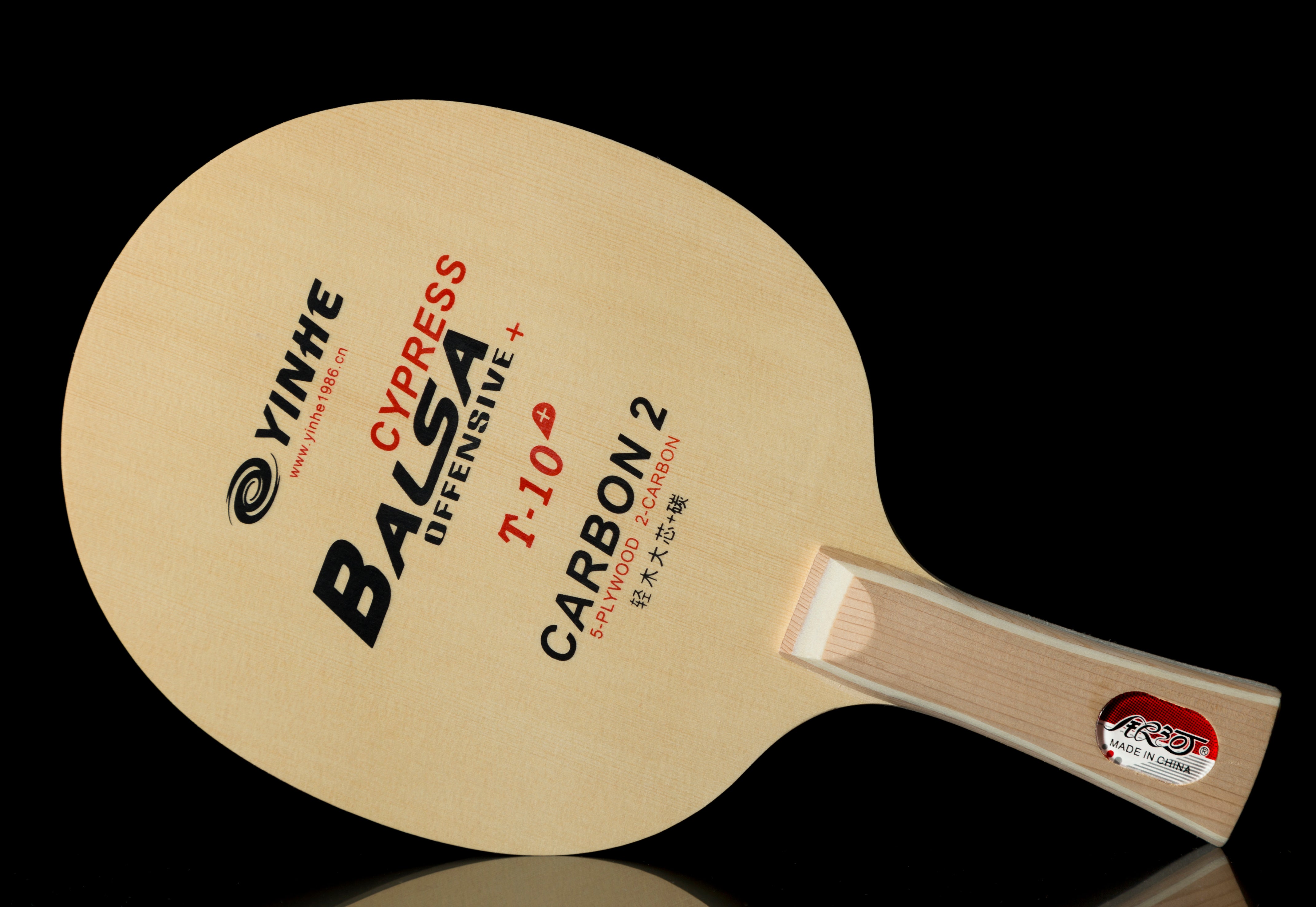 Yinhe T-10+ - Table Tennis Blade | Green Paddle