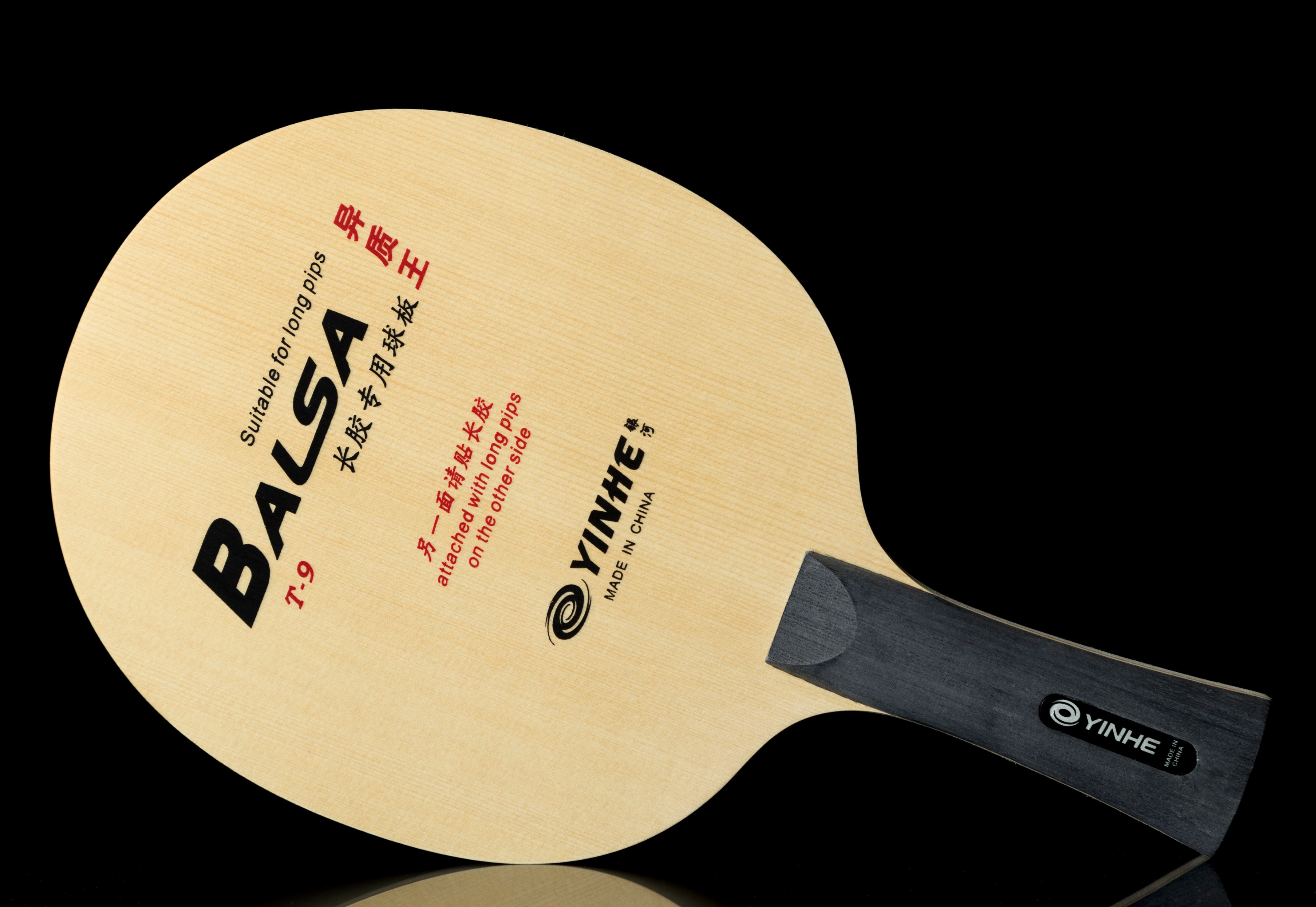 Yinhe T-9 Carbon - Table Tennis Blade | Green Paddle
